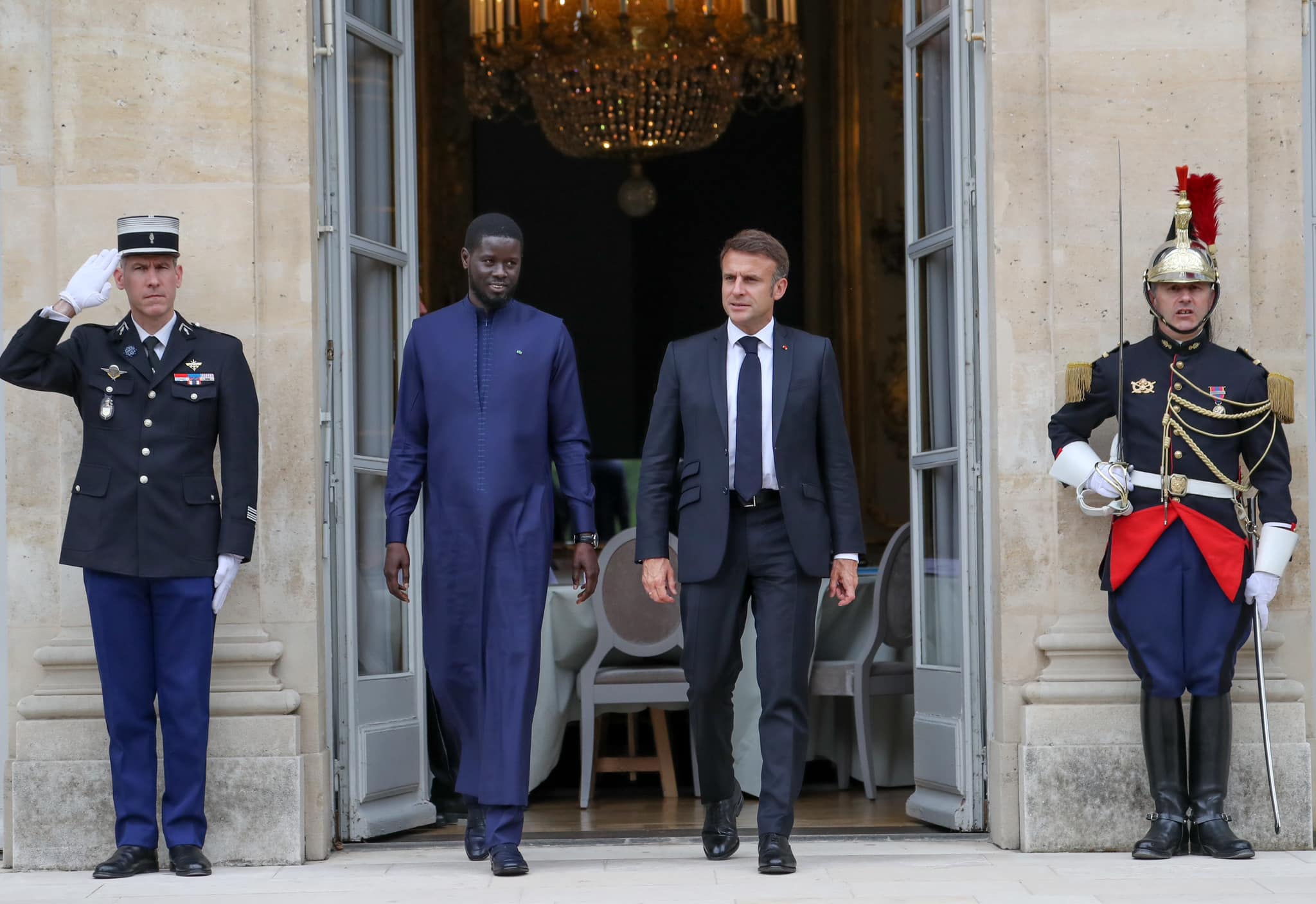 Senegal and France Presidents Faye and Macron hold talks to enhance ...