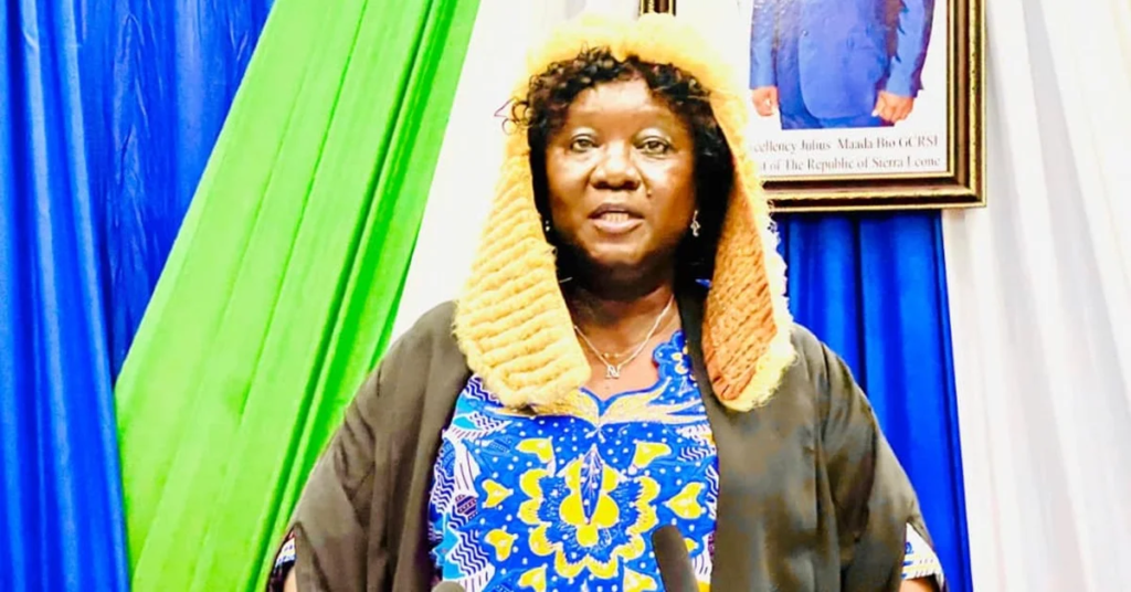 Sierra Leone Parliament Elects Hon. Neneh Lebbie as Acting Speaker - WADR